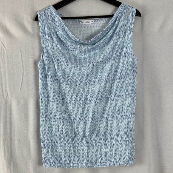 Carve Designs | Tops | Carve Designs Sky Blue Draped Tank Top | Poshmark